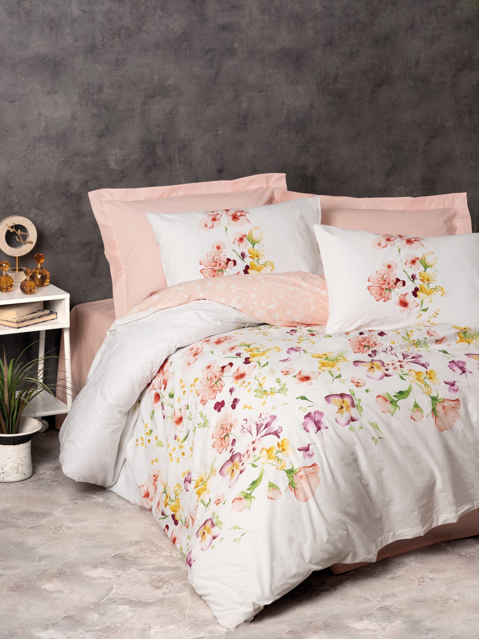 Çift Kişilik Nevresim Takımı Emma Somon – Cotton Box